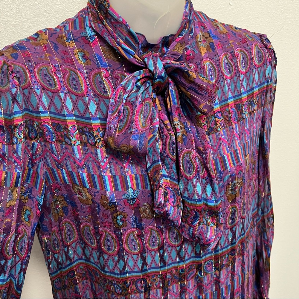 Vintage Umi Collections For Anne Crummins 100% Silk 8… - Gem